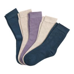 Tchibo - 5 Paar Thermosocken - Damen - Gr. 35-38 - wei&szlig;