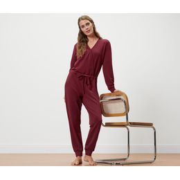 Tchibo - Loungeoverall - Damen - Gr. L - bordeaux