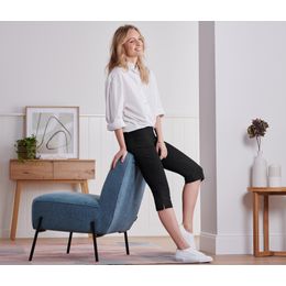 Tchibo - Bengalin-Hose in 3/4-L&auml;nge - Damen - Gr. 40 - schwarz