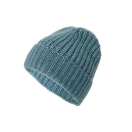 Tchibo - Strickm&uuml;tze mit Wolle - blau