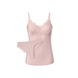Tchibo - Hemdchen-Slip-Set - Damen - Gr. L - ros&eacute;