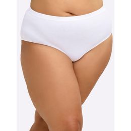 w&auml;schepur sheego Gro&szlig;e Gr&ouml;&szlig;en Jazzpants im 10er-Pack, wei&szlig;, Gr&ouml;&szlig;e 52/54 - Damen