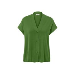 Tchibo - Kurz&auml;rmliger Cardigan - Damen - Gr. L - gr&uuml;n