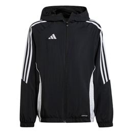 adidas Performance Sportjacke 'Tiro 24' Jungen Gr&ouml;&szlig;e 164 schwarz / wei&szlig;