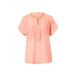 Tchibo - Blusenshirt im Materialmix - Damen - Gr. XL - apricot