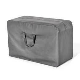 Tchibo - Premium-XXL-Aufbewahrungstasche f&uuml;r Gartenkissen - 120x60x80cm - grau - Polyester / Polyvinylchlorid / Polyester