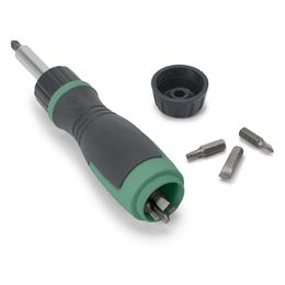 Tchibo - Magnetischer Ratschen-Schraubendreher - silber