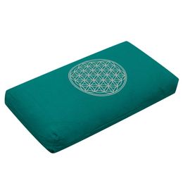 YOGISTAR.COM Kissen Herren Gr&ouml;&szlig;e one size petrol / wei&szlig;