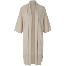 Peter Hahn - Strickmantel aus 100% Premium-Kaschmir, beige, Gr. 38 / S - Kaschmir