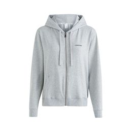 Calvin Klein Zip-Up Hoodie female Grey size L
