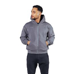 Lifters Zip-Up Hoodie 'Athletes Choice Zip Hoodie Unisex' male Grey size 2XL