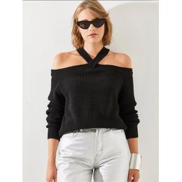 Bianco Lucci Pullover Damen Gr&ouml;&szlig;e S/L schwarz
