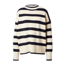 Nasty Gal Pullover Damen Gr&ouml;&szlig;e M beige / navy