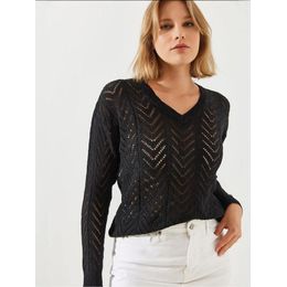 Bianco Lucci Pullover Damen Gr&ouml;&szlig;e S/L schwarz