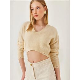 Bianco Lucci Pullover Damen Gr&ouml;&szlig;e S/L creme