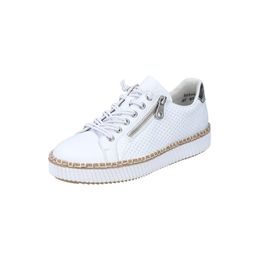 Rieker Sneaker Damen Gr&ouml;&szlig;e 37 sand / silber / wei&szlig; Sommerschuhe