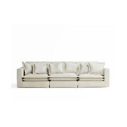 Einzelsofa Amalfi creme Ma&szlig;e (cm): B: 338 H: 90 Sofas > Sofas nach Material > Stoffsofas &raquo; Sofa DE