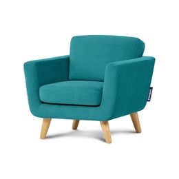 KONSIMO Sessel Tagio t&uuml;rkis/petrol Ma&szlig;e (cm): B: 86 H: 80 Sessel & Hocker > Sessel nach Material > Stoff Sessel &raquo; Sofa DE