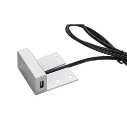 Boxi 2er Universal-Doppel-USB-Set Boxi silber Maße (cm): B: 5 H: 10 T: 2.0 » Möbel Kraft