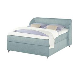 Jette Home Boxspringbett Jette Embrace - blau - Materialmix - 218 cm - 126,5 cm - M&ouml;bel Kraft