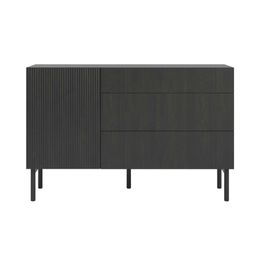 Selsey Sideboard schwarz Ma&szlig;e (cm): B: 140 H: 90,6 T: 38.0 &raquo; M&ouml;bel Kraft