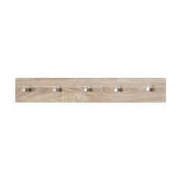 Möbel Kraft Wandgarderobe holzfarben MDF-Platte,Metall Maße (cm): B: 57 H: 8 T: 5.0 » Möbel Kraft
