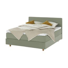Jette Home Boxspringbett Jette Flex - gr&uuml;n - Materialmix - 145 cm - 120,5 cm - M&ouml;bel Kraft