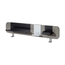 Paidi Funktionsboard zum Schreibtisch Zubeh&ouml;r Schoolworld grau Aluminium Ma&szlig;e (cm): B: 81 H: 16 T: 2.2 &raquo; M&ouml;bel Kraft