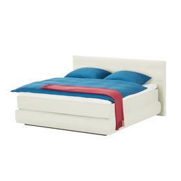 Wohnwert Boxspringbett - wei&szlig; - Materialmix - 200 cm - 102 cm - M&ouml;bel Kraft