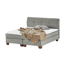 M&ouml;bel Kraft Boxspringbett Vegg - grau - Materialmix - 165 cm - 112,5 cm - M&ouml;bel Kraft