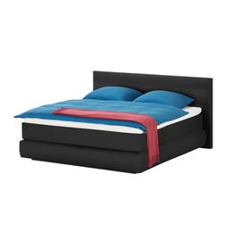 Wohnwert Boxspringbett - schwarz - Materialmix - 220 cm - 102 cm - M&ouml;bel Kraft