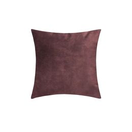 Jette Home Dekokissen Jette Patch - rot - Materialmix - 40 cm - M&ouml;bel Kraft