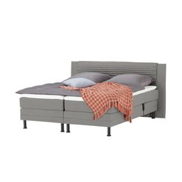 M&ouml;bel Kraft Motor-Boxspringbett Synda - grau - Materialmix - 180 cm - 107 cm - M&ouml;bel Kraft