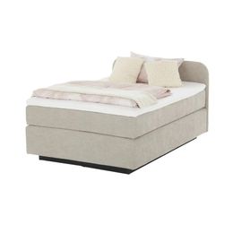 Wohnwert Boxspringbett Jarna - creme - Materialmix - 140 cm - 100 cm - M&ouml;bel Kraft