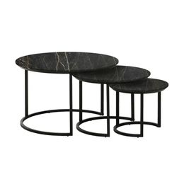 Primo Couchtisch 3er Set Dover grau Ma&szlig;e (cm): H: 50,5 &Oslash;: 80.0 &raquo; M&ouml;bel Kraft