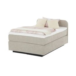 Wohnwert Boxspringbett Jarna - creme - Materialmix - 140 cm - 100 cm - M&ouml;bel Kraft