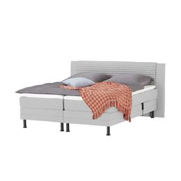 M&ouml;bel Kraft Motor-Boxspringbett Synda - grau - Materialmix - 220 cm - 107 cm - M&ouml;bel Kraft