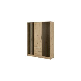 M&ouml;bel Kraft Dreht&uuml;renschrank braun Ma&szlig;e (cm): B: 155 H: 200 &raquo; M&ouml;bel Kraft