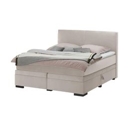 Boxi Boxspringbett mit Bettkasten Boxi Classic - beige - Materialmix - 160 cm - 125 cm - M&ouml;bel Kraft