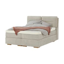 Wohnwert Boxspringbett mit Bettkasten Dormian Besta - beige - Materialmix - 180 cm - 136 cm - M&ouml;bel Kraft
