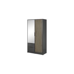 M&ouml;bel Kraft Dreht&uuml;renschrank schwarz Ma&szlig;e (cm): B: 105 H: 200 &raquo; M&ouml;bel Kraft