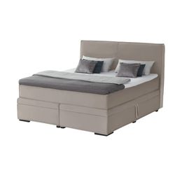 Boxi Boxspringbett mit Bettkasten - beige - Materialmix - 180 cm - 125 cm - M&ouml;bel Kraft