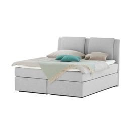 Wohnwert Boxspringbett Dormian Saman - grau - Materialmix - 180 cm - 127 cm - M&ouml;bel Kraft