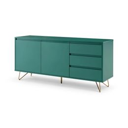 M&ouml;bel Kraft Sideboard gr&uuml;n Ma&szlig;e (cm): B: 150 H: 70 &raquo; M&ouml;bel Kraft