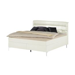 M&ouml;bel Kraft Boxspringbett - wei&szlig; - Materialmix - 148 cm - 122 cm - M&ouml;bel Kraft