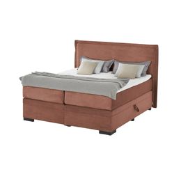Jette Home Boxspringbett mit Bettkasten Adapt - kupfer - Materialmix - 182 cm - 132 cm - M&ouml;bel Kraft