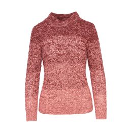 Koroshi Pullover Damen Gr&ouml;&szlig;e L koralle / dunkelpink