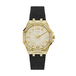 Guess Uhr 'SHIMMER' Damen Gr&ouml;&szlig;e One Size gold / schwarz