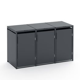Plats® Outdoor Solution - 3er Mülltonnenbox