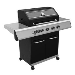 Grillf&uuml;rst Grillf&uuml;rst G510G 5-Brenner Gasgrill mit Hochtemperaturbrenner und Gusseisen Rosten